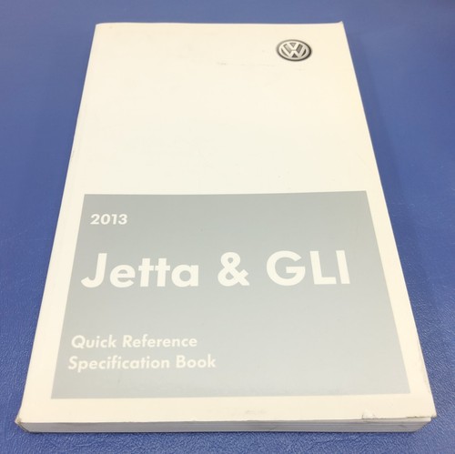 2013 Volkswagen Jetta GLI Quick Reference Specification Book | eBay