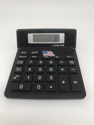 Electronic Calculator 2 Power - 5x6 In , Black ….79 | eBay