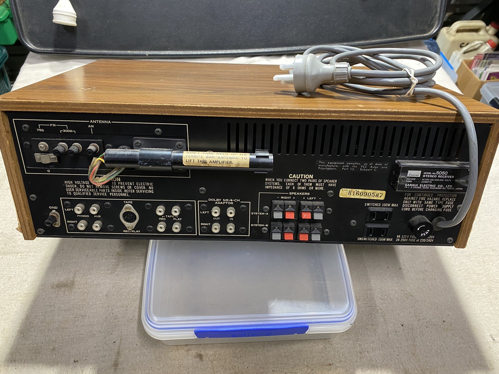 Vintage Sansui Stereo Receiver. Model 5050 | eBay