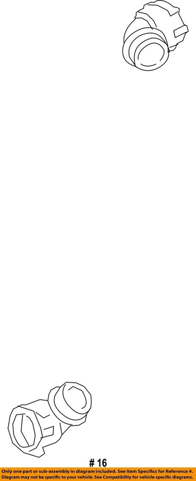 2013-2021 CHEVY TRAX 1.4 LOWER RADIATOR HOSE CONNECTOR AT ENGINE NEW GM ...