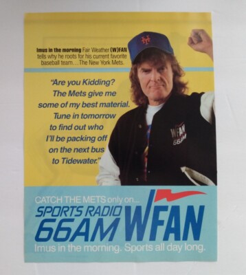 Imus In The Morning DON IMUS WNBC 66 Radio DJ Racy Magazine Print Ad | eBay