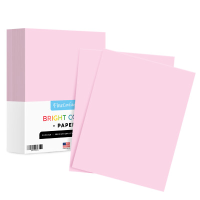 Ultra Pink Bright Color Paper, 24lb Bond (90GSM), 8.5 x 11, 500 Sheets ...
