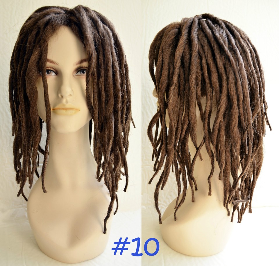 *Dreadlocks Full Head Wig* Hair Falls Dreads Gothic Cosplay Rastafarian ...