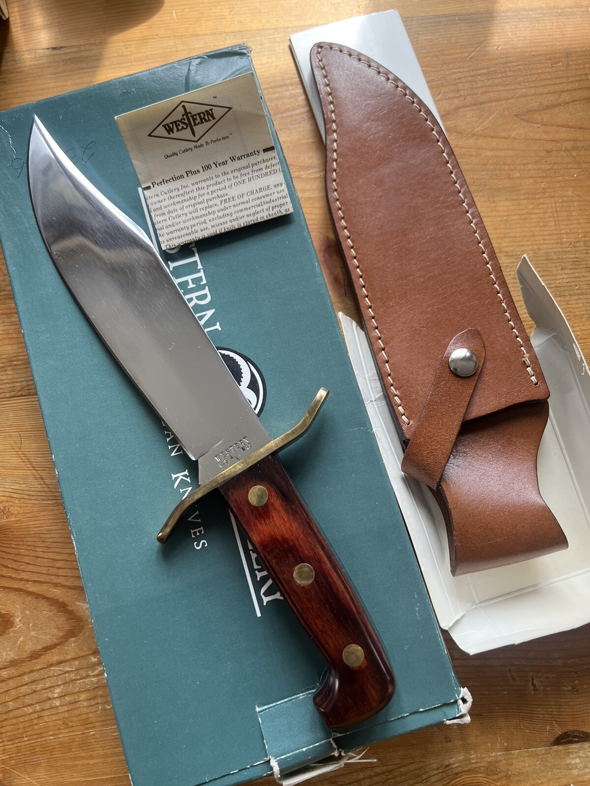 NOS Western Knives W47 Bowie Knife W/ Box | eBay