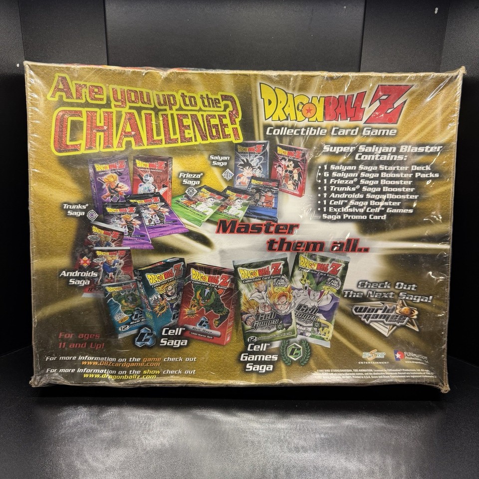 Dragon Ball Z Collection Box Super Saiyan Blaster DBZ Deck Boosters ...