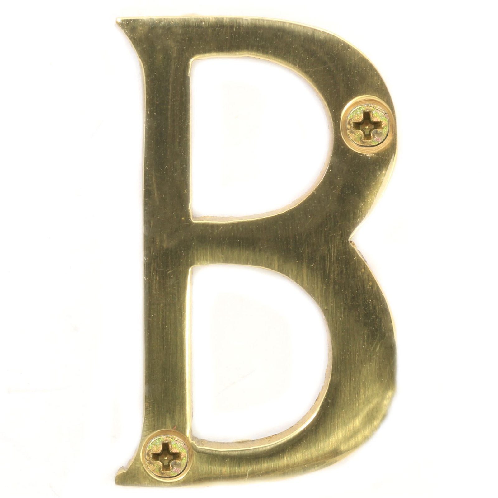 LETTER DOOR SIGN 50mm Solid Brass 'B' Home House Front Gate Name Screw ...