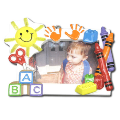 Daycare Preschool Nursery Frame Personalized Christmas Tree Ornament | eBay