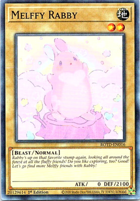 Melffy Rabby ROTD-EN016 Yu-Gi-Oh! Card Near Mint 1st Edition | eBay