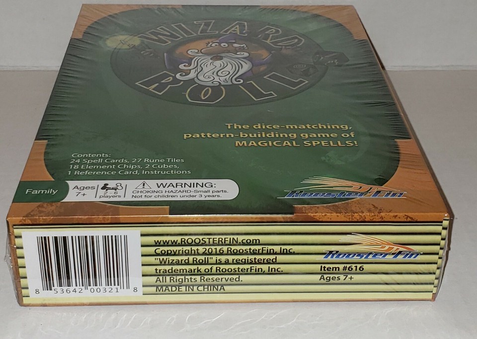 Wizard Roll Family Board Game - Match Shapes Using Dice & Cards To ...