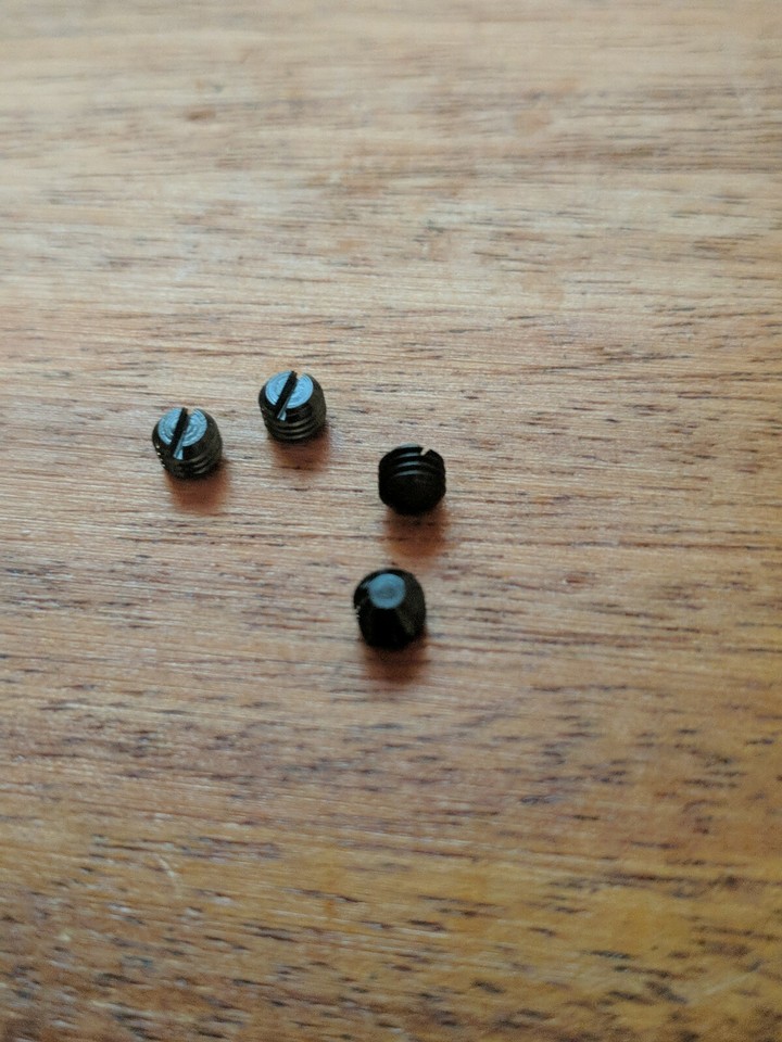 Marlin Receiver Plug Screw set of 4 blued model 30 36 336 444 1894 1895 ...