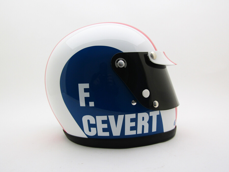 FRANÇOIS CEVERT VINTAGE Replica HELMET F1 BELL STAR 70's TYRRELL RIDER ...