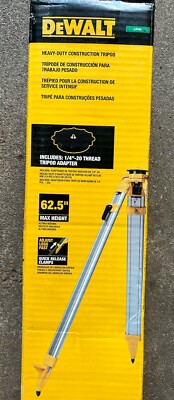 Dewalt DW0737 Heavy Duty Tripod Stand, 5/8" Mounting Threads, 38" to 60 ...