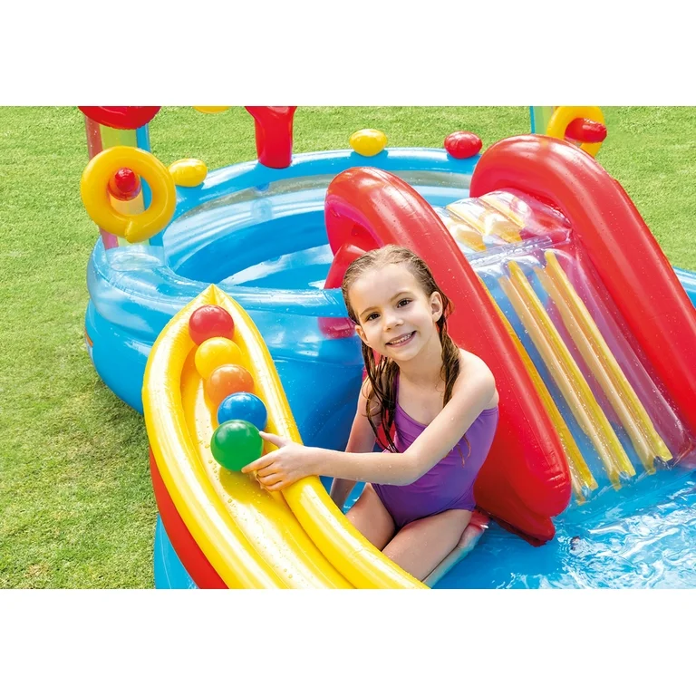 Intex 57453EP Inflatable Rainbow Ring Play Center for sale online | eBay