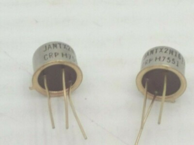 RAYTHEON JANTX 2N1613 BIPOLAR JUNCTION TRANSISTOR CRP H7551 (LOT OF 2 ...