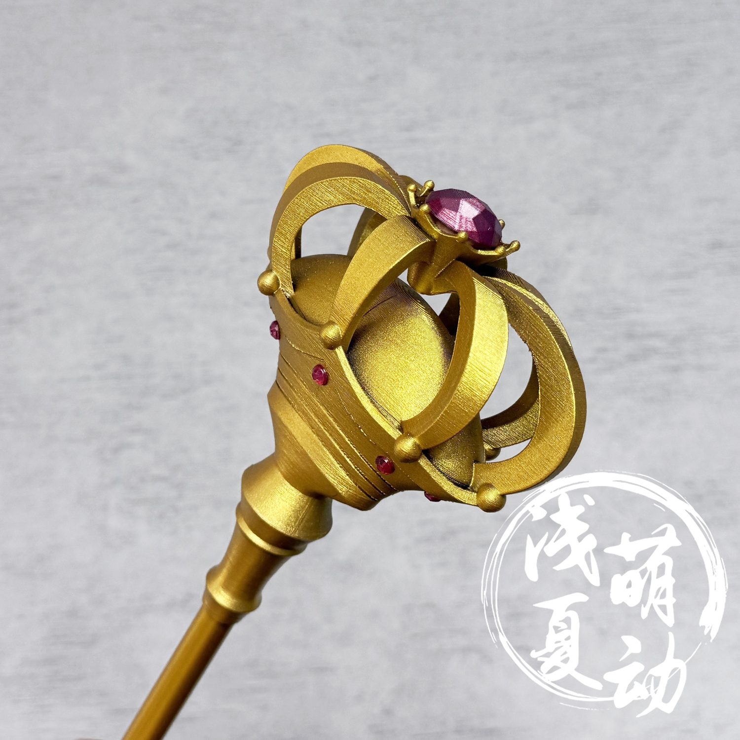 Anime Wand of Luck Lulu Cosplay Cane Prop 3D Print Handheld Staff Toy ...