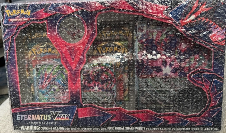 FACTORY SEALED Rare MINT Pokemon TCG Eternatus VMAX Premium Collection ...