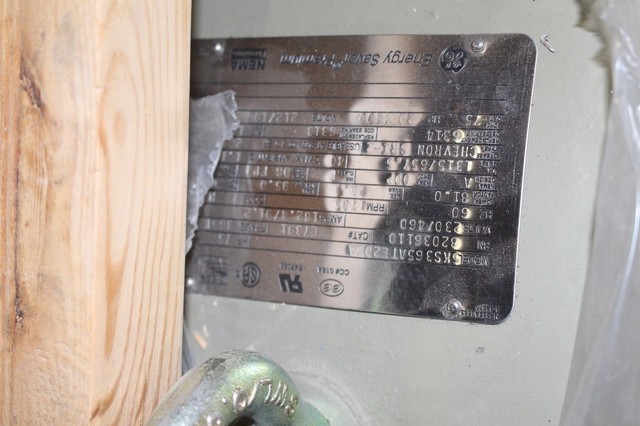 GE Energy Saver Electric Motor 5KS365ATE205A 75 HP 1785 RPM 230/460v ...