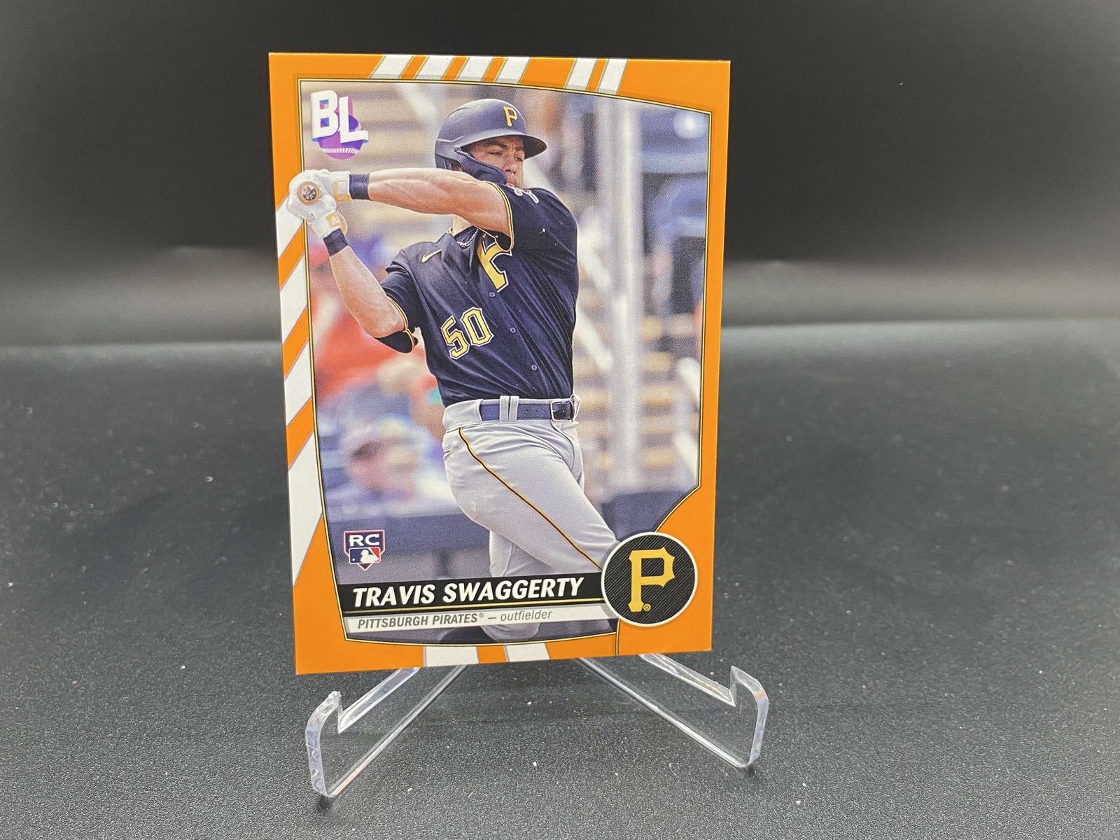 Travis Swaggerty 2023 Topps Big League Orange #14 Pirates RC Rookie EX ...
