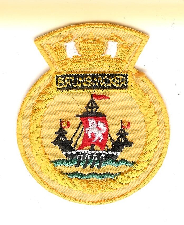 Modern Canadian Navy HMCS Brunswicker Badge | eBay