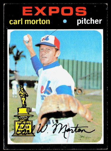 Carl Morton 1971 Topps #515 EX No Crease A ASR | eBay