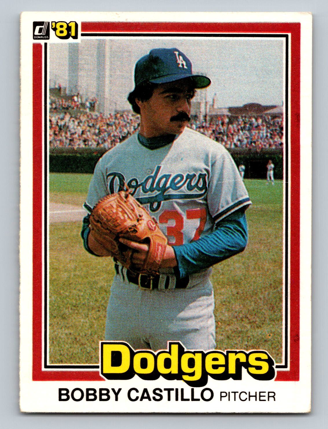 1981 Donruss #298 Bobby Castillo Los Angeles Dodgers | eBay