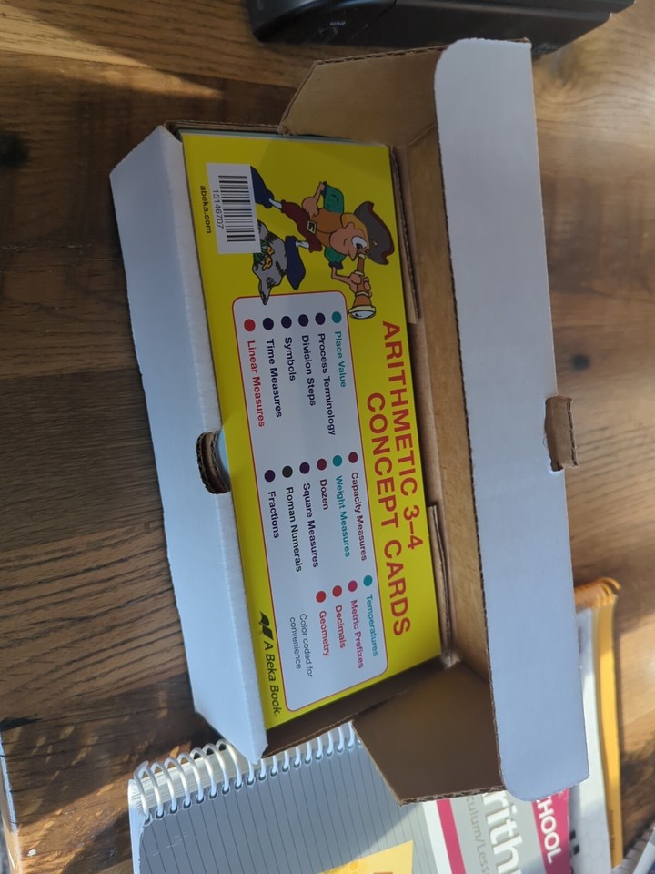 Abeka Arithmetic 4 Curriculum Set Of 4 (Used Good) | eBay