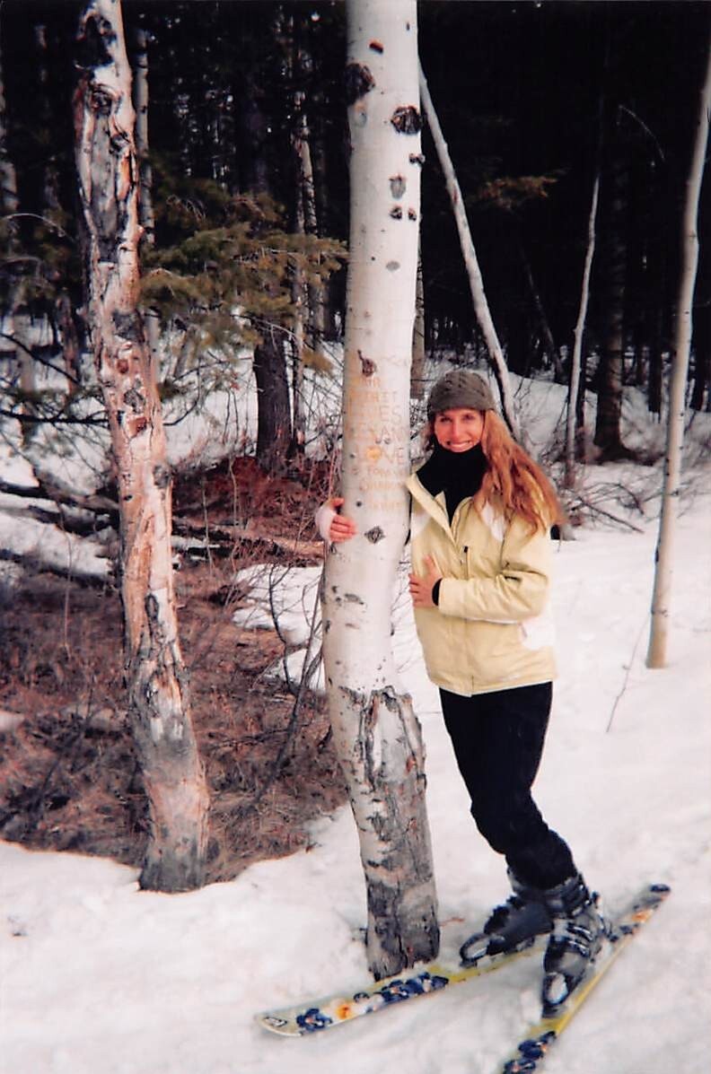 1990s Original Color Photo 4x6 Woman Ski Winter Snow Forest D37 #19 | eBay