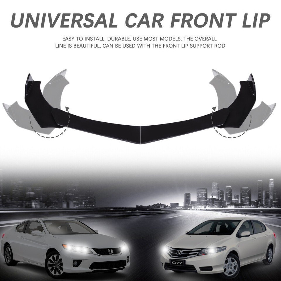For Pontiac GTO G8 G6 Front Bumper Spoiler Lip Splitter Body Kits Gloss ...