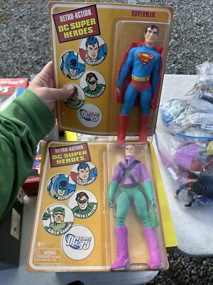 Lex Luthor & Superman Retro-Action DC Super Heroes 8" Mego Style Figure ...