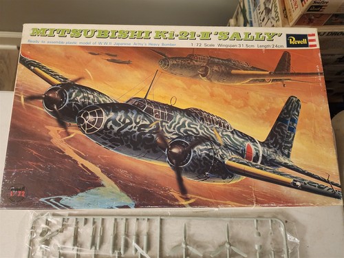 Revell Mitsubishi Ki-21-II Sally 1/72 H-169 NIB Model Kit | eBay