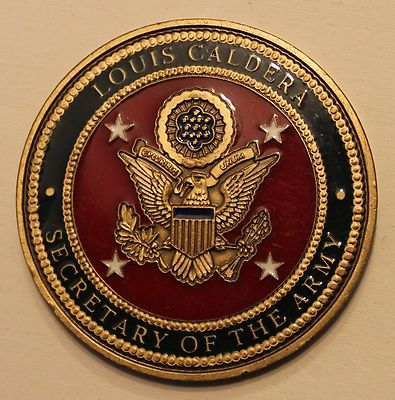 Secretary of the Army Louis Caldera Army Challenge Coin | eBay