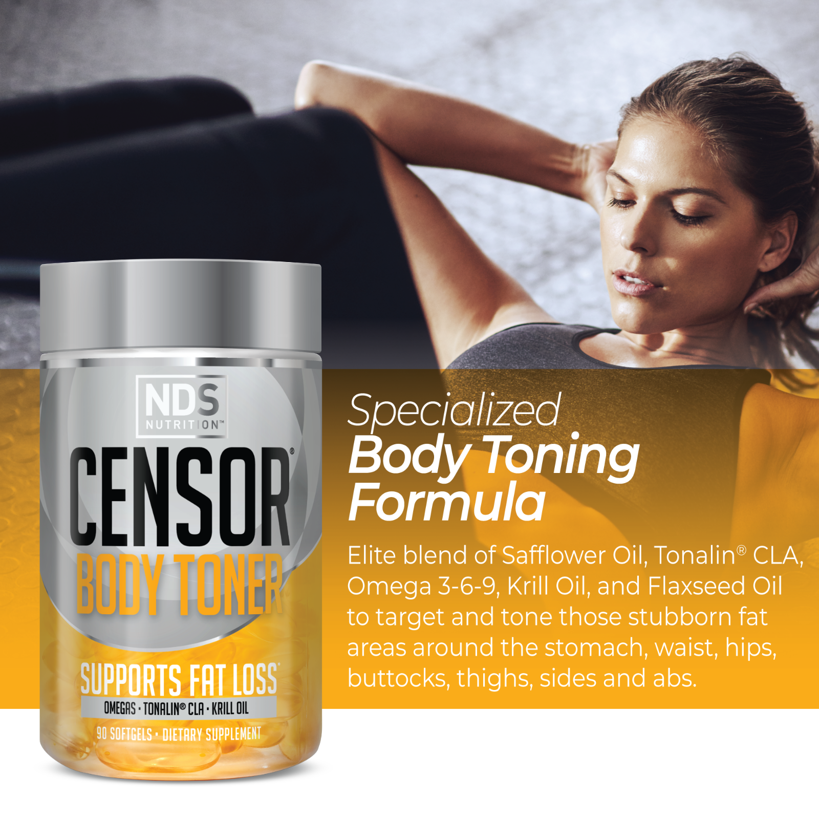 CENSOR Specialized Body Toning Supplement for Losing Inches - 90 ...