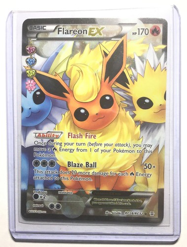 FLAREON EX - RC28/RC32 - XY GENERATIONS - Holo - Pokemon Card - NM | eBay