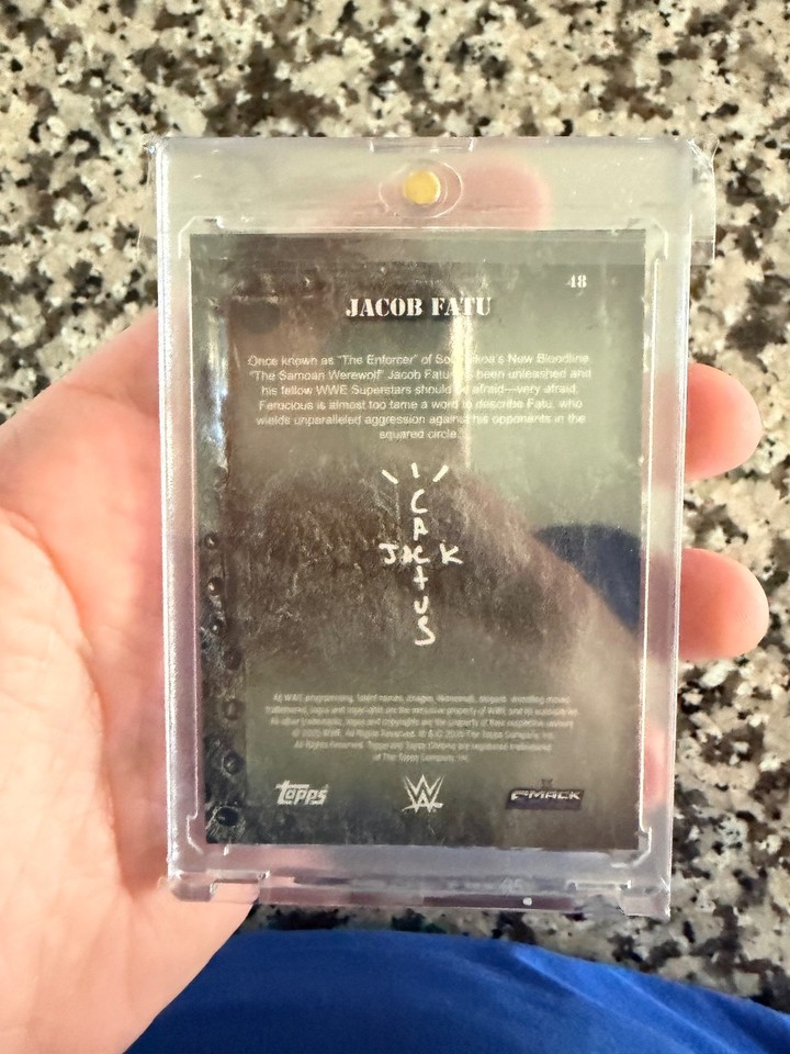 WWE 2025 Finest Moment Jacob Fatu 3/5 | eBay