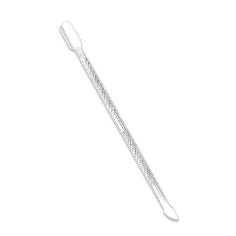 Double Head Cuticle Pusher Nail Cleaner Gouges Spoon Manicure Pedicure ...