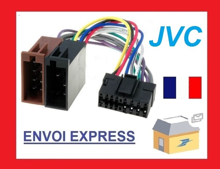 Cable Adapter Head Unit JVC Connector Iso JVC 16 Core | eBay