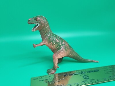 Vintage 80's Tyrannosaurus Rex Chinasaur Rack Toy Plastic Dinosaur ...