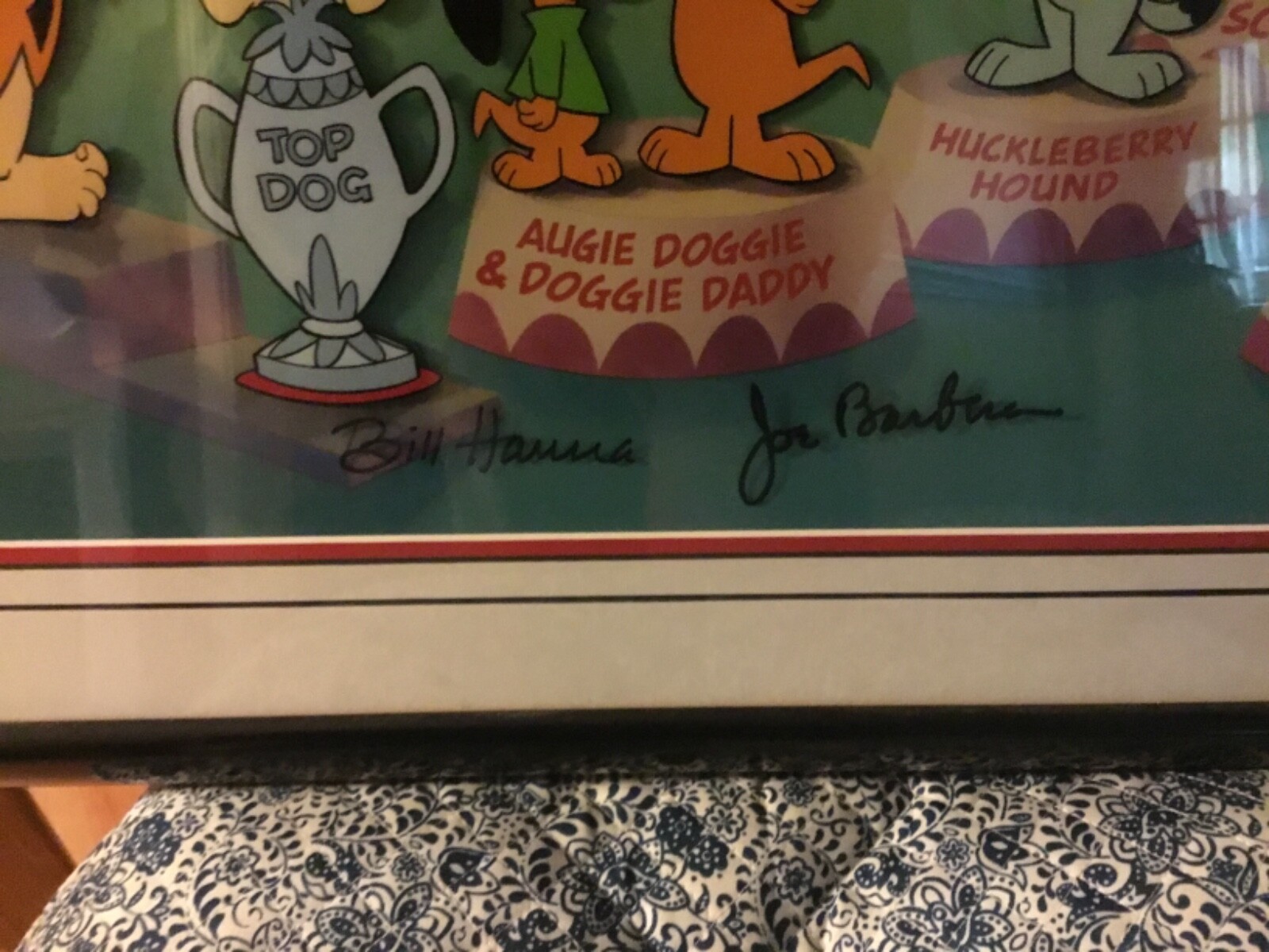 Paws Applause dogs Warner brothers wb store cel Hanna Barbera art coa ...