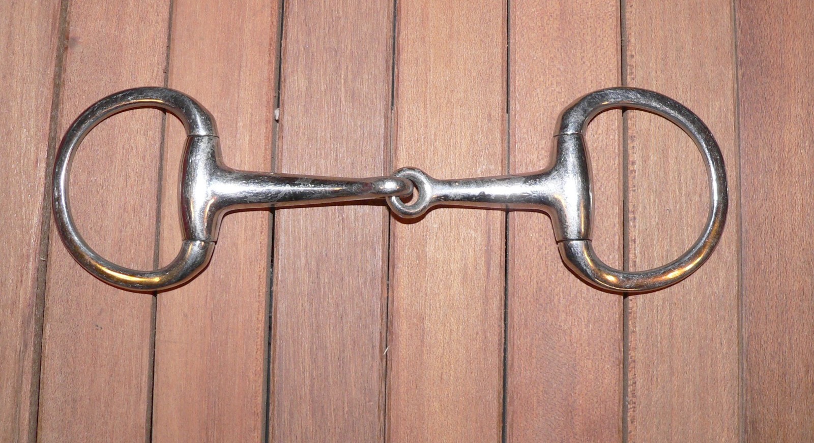 Solid Stainless Steel Eggbutt Snaffle Horse Bit 4 7/8" wide mouthpiece | eBay