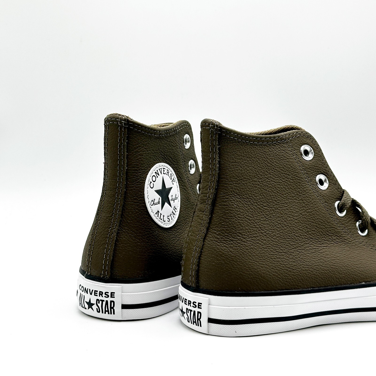 *NEW* Unisex CONVERSE Chuck Taylor All Star Leather HIGH TOP Brown ...