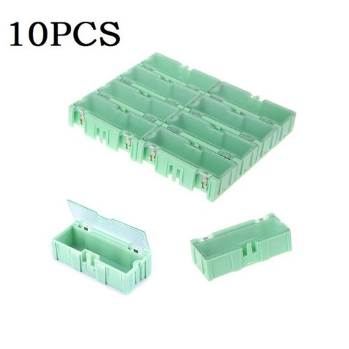 Durable Plastic Box for Organizing SMD SMT Electronic Components 10PCS ...