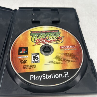 Rate! Teenage Mutant Ninja Turtles 3 Mutant Nightmare PLAYSTATION 2 Ps2 ...