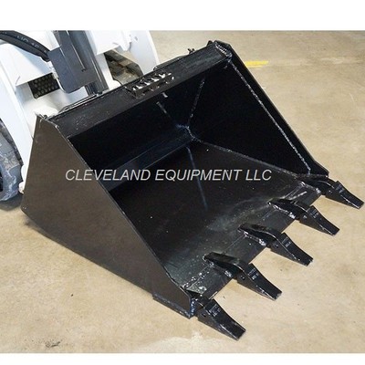 NEW 42" MINI LOW PROFILE TOOTH BUCKET Bobcat MT85 MT100 Track Skid ...