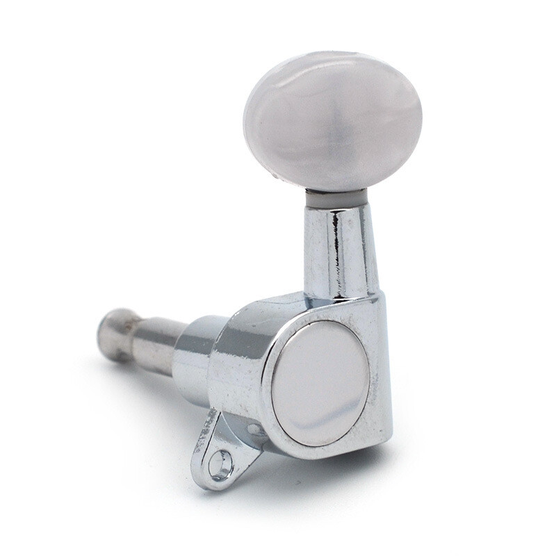 Acoustic Electric Guitar Tuning Pegs Tuners Machine Heads Oval Pearl ...