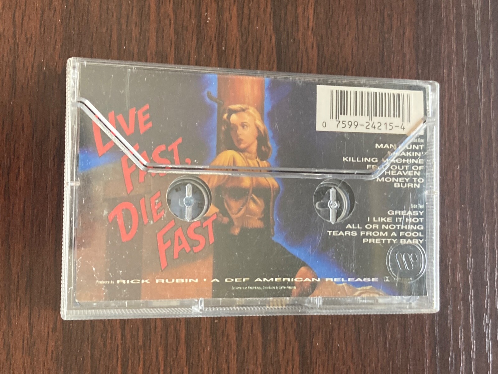 WOLFSBANE - LIVE FAST DIE FAST Cassette Tape -1989 - RICK RUBIN | eBay