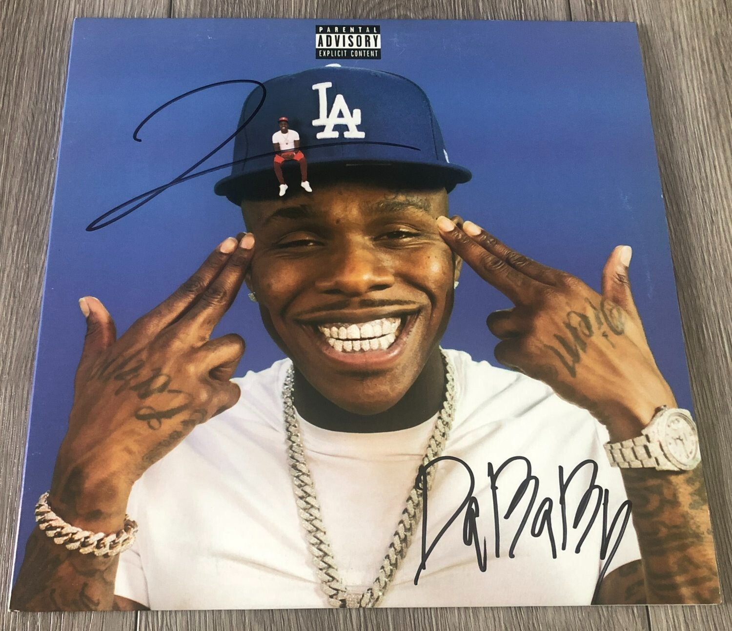 DA BABY SIGNED AUTOGRAPH BABY ON BABY VINYL ALBUM RECORD LP & BECKETT ...