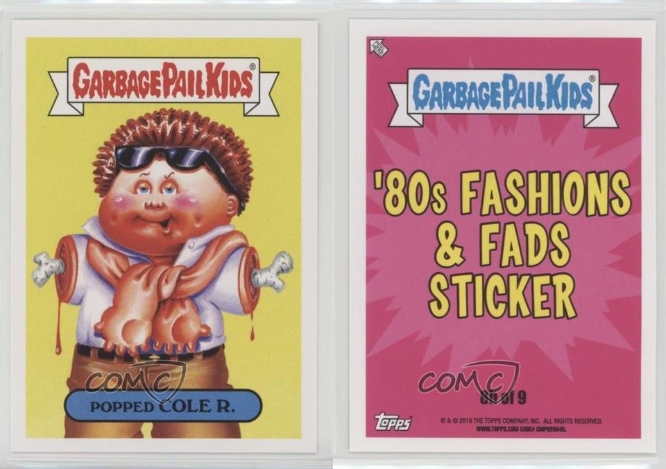 2018 Topps Garbage Pail Kids We Hate the '80s Fashions & Fads Sticker ...