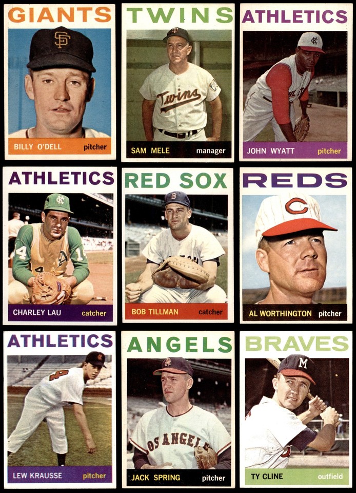 1964 Topps Baseball Complete Set 6 - EX/MT 4993288 | eBay