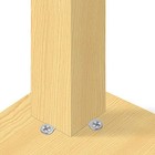 30 Pack Figure 8 Steel Desk Top Fastener Clip with Screws Heavy Duty ...