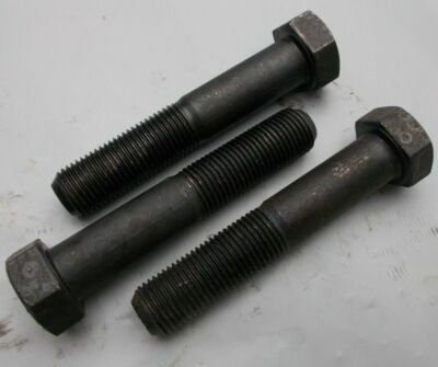 Hex Head Bolt 9/16"- 18 x 3" Long "3 Bolts" Grade 8 9/16-18x3 | eBay